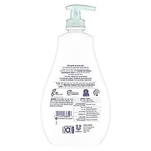 Baby Dove Sensitive Skin Care Baby Wash For Bath Time, Moisture Fragrance Free and Hypoallergenic, Washes Away Bacteria 20 oz