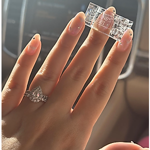 Jasmine’s Closet® Premium Nail Clips (5 Pack) - Eliminate Air Bubbles - Strong, Sturdy & Sets Glue Perfectly - Salon Quality Nails at Home