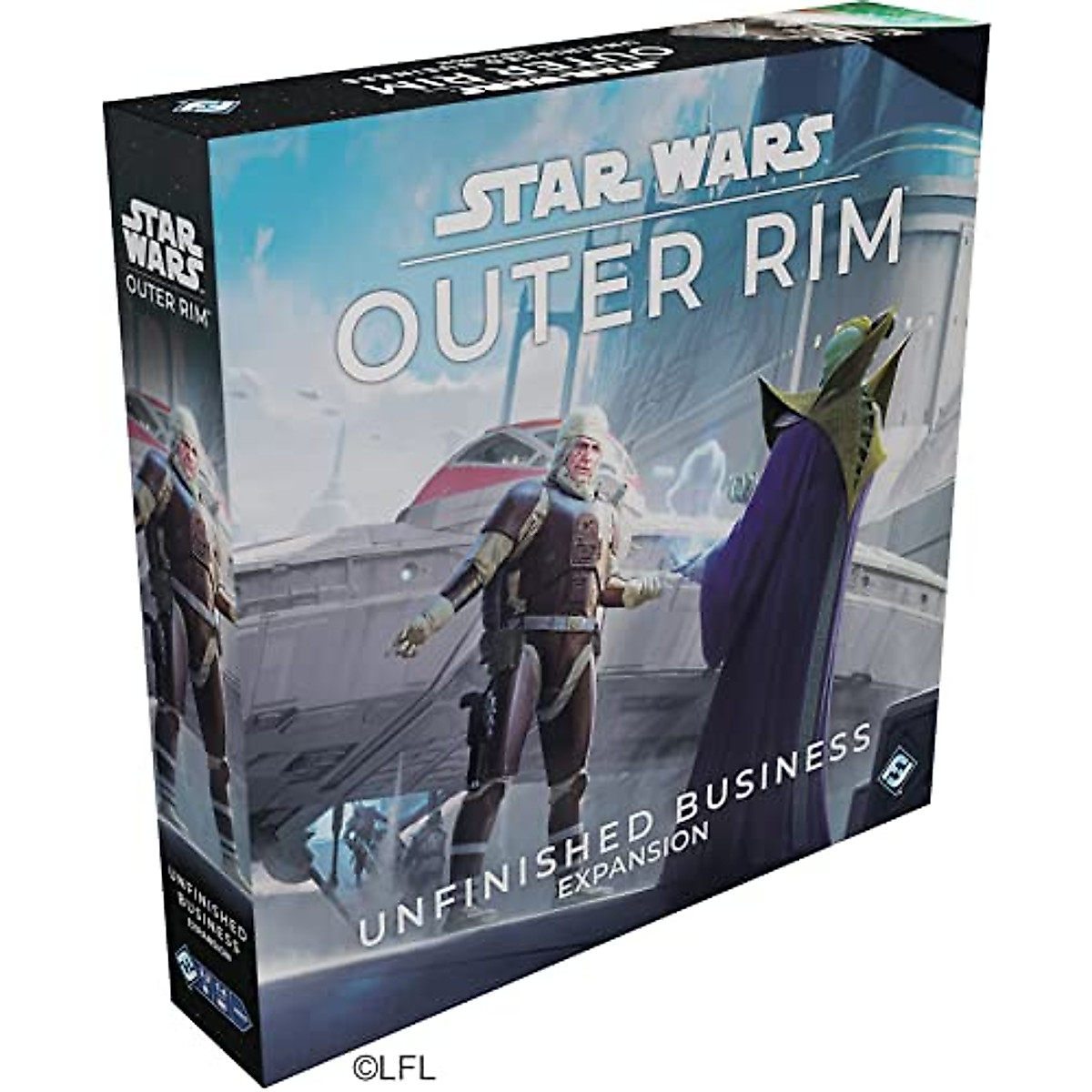 Star Wars: Outer Rim - Unfinished Business Expansion - Strategy Game, Adventure Game for Kids & Adults, Ages 14+, 1-4 Players, 3-4 Hour Playtime, Made by Fantasy Flight Games