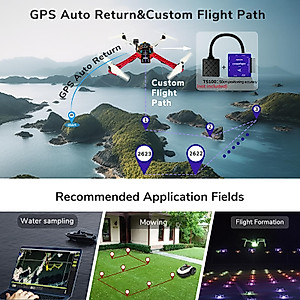 Radiolink Crossflight Flight Controller, OSD Integrated 10CH PWM Output FC with 2-12S Module Power, Vibration Damping by Software for FPV Drone/3-8 Axis/VTOL Plane/Helicopter/Car/Boat/Submarine/Robot