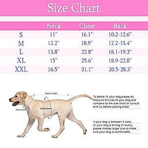 Dog Surgery Recovery Suit, Recovery Shirt for Male Female Dog Cats, Cone E-Collar Alternative Abdominal Wounds Spay Bandages Onesie, Anti-Licking Pet Surgical Recovery Snugly Suit,Pink Small