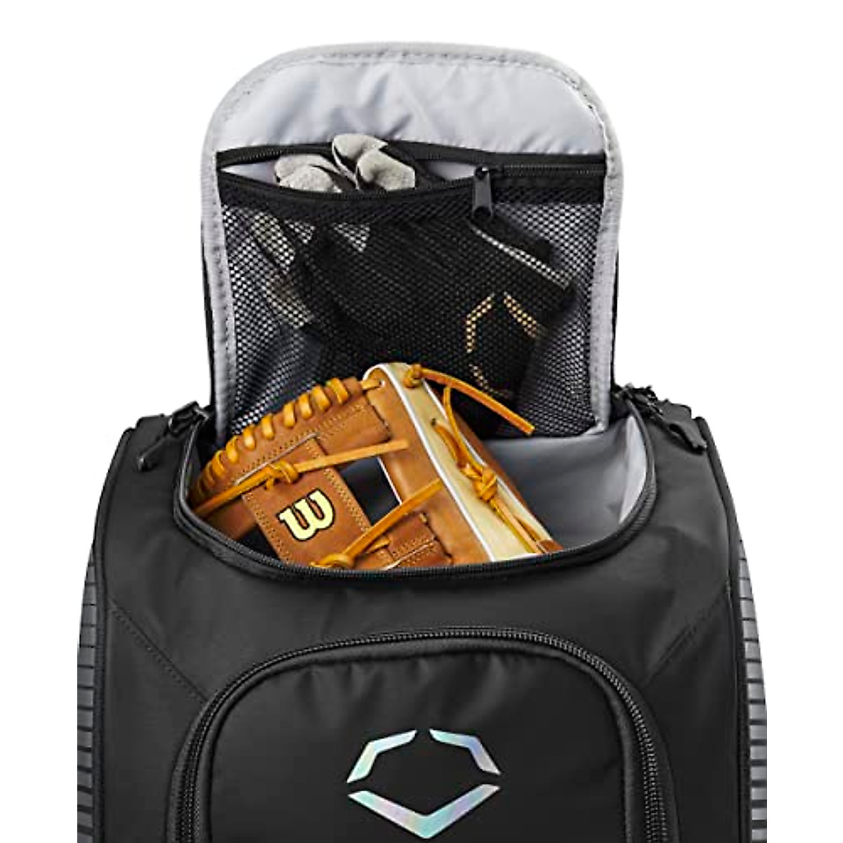 EvoShield Tone Set Wheeled Baseball Bag - Black