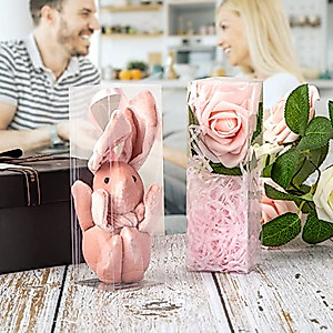 26 PCS Clear Gift Boxes Plastic Favor Boxes Transparent Cube Boxes PET Boxes for Wedding,Party,Baby Shower,Bridal Shower 2x2x6inch