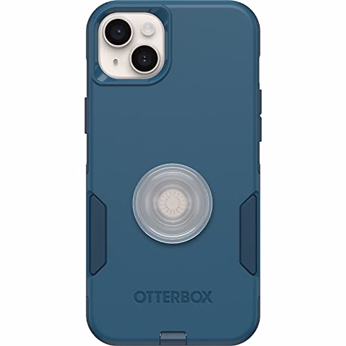OtterBox Bundle Commuter Series Case for iPhone 14 Plus - (Don't BE Blue) + PopSockets PopGrip - (Clear)