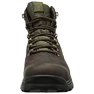 Timberland Men's Chocorua Trail Mid Waterproof Snow Shoe, Brown/Green, 10 D - Medium