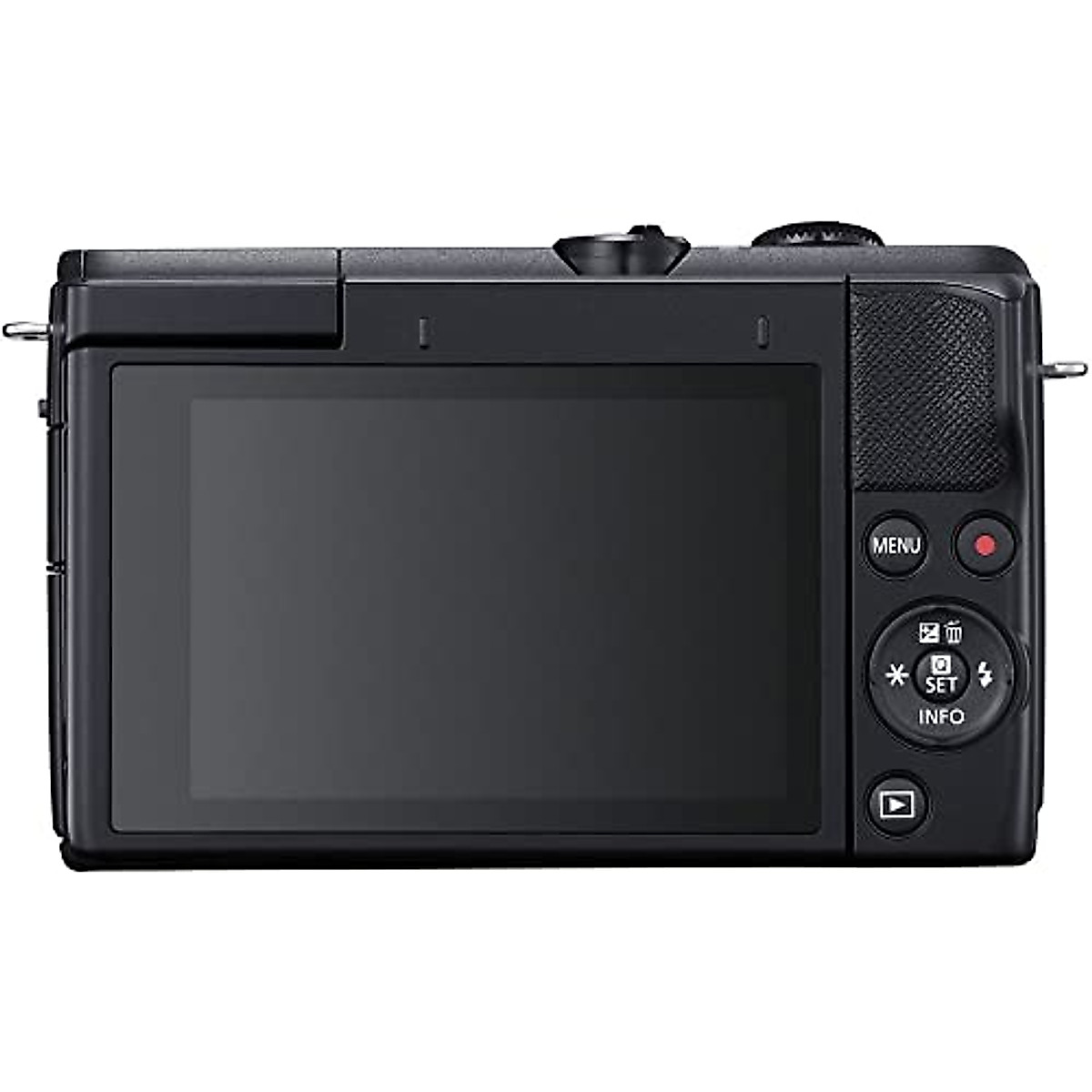 Canon EOS M200 Mirrorless Digital Camera with 15-45mm Lens (Black) (3699C009), 64GB Card, Case, Filter Kit, Corel Photo Software, 2 x LPE12 Battery, External Charger + More (Renewed)