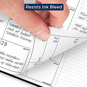 AT-A-GLANCE 2023-2024 Planner, Monthly Academic, 9" x 11", Large, Contempo, Black (70074X05)