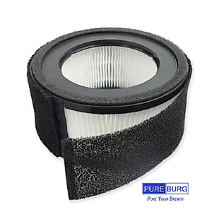 PUREBURG AFH-Z1000-01 Replacement Filter Compatible with TruSens Z-1000 Air Purifier (Small Room),2-Pack H13 HEPA Activated carbon Air Clean VOCs Dust