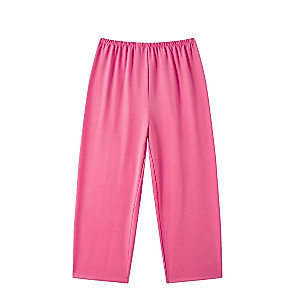 WENSIVIA Toddler Kids Boys Girls Cosplay Doctor Nurse Clothes Costume Role Play Halloween Scrubs Pants Set（Pink,9-10 Years）