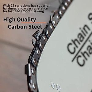 12 Inch Chainsaw Attachment for Angle Grinder, Electric Chain Saw Converter Accessories for Wood Cutting Applicable Angle Grinder 5/8”-11 Thread ABOR M10 M12 M14