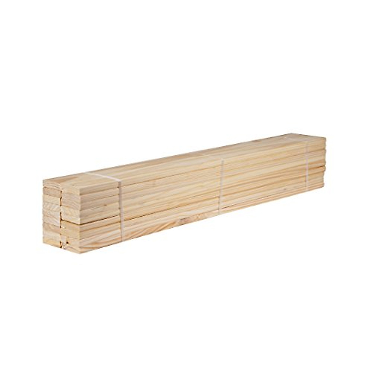 Palace Imports Pack of 18 Loose 100% Solid Pine Wood Slats for Twin Size Beds and Bunk Beds, 39.5”L x 2.75”W x 0.75”H
