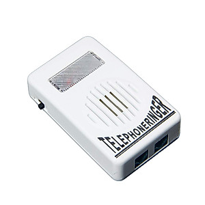GAOHOU Telephone Ringer Amplifier Strobe Light Flasher Bell Extra-Loud Telephone/Phone Ringer