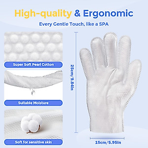 PUPMATE Pet Cleaning Glove Wipes for Dogs & Cats, Hypoallergenic Deodorizing Disposable No-Rinse Grooming Wipes, Extra Thick Bathing Wipes,Perfect for Pet Dry Cleaning,Daily Care and Travel,6 pcs