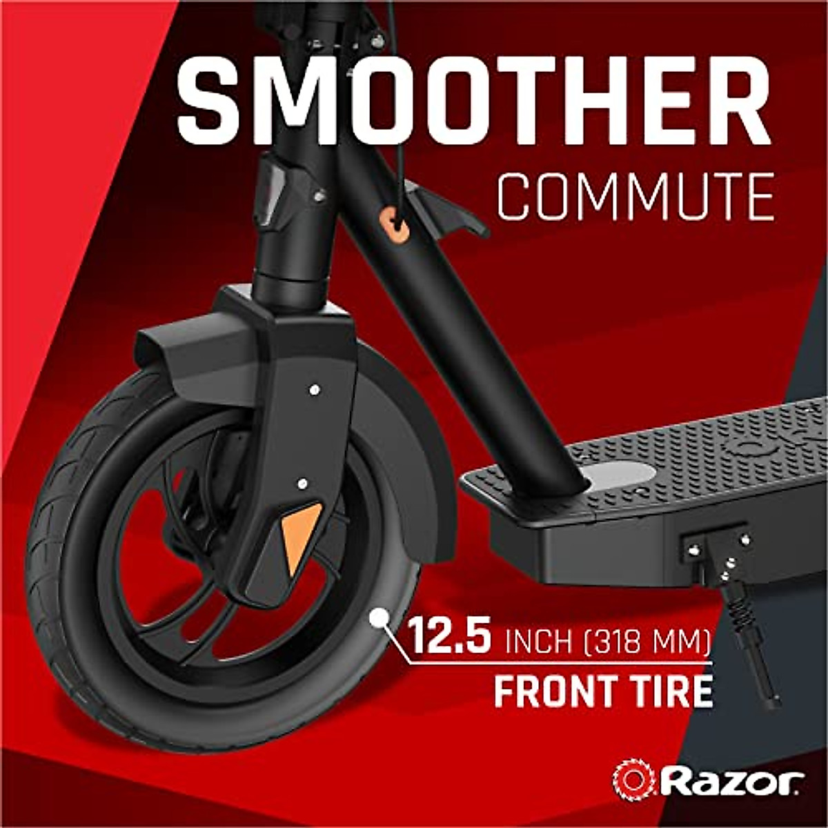 Razor C45 Electric Scooter – Up to 19.9 MPH with Cruise Control, Up to 23 Miles of Range, Foldable and Portable, Bluetooth Wireless Tech Enabled to Connect to Razor E Rides App [Amazon Exclusive]