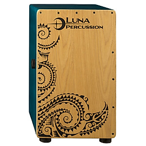Luna Cajon with Gig Bag, Teal