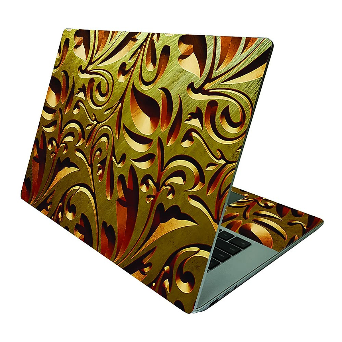 MightySkins Skin Compatible with Microsoft Surface Laptop 4 15” - Mosaic Gold | Protective, Durable, and Unique Vinyl Decal wrap Cover | Easy to Apply, Remove, and Change Styles | Made in The USA