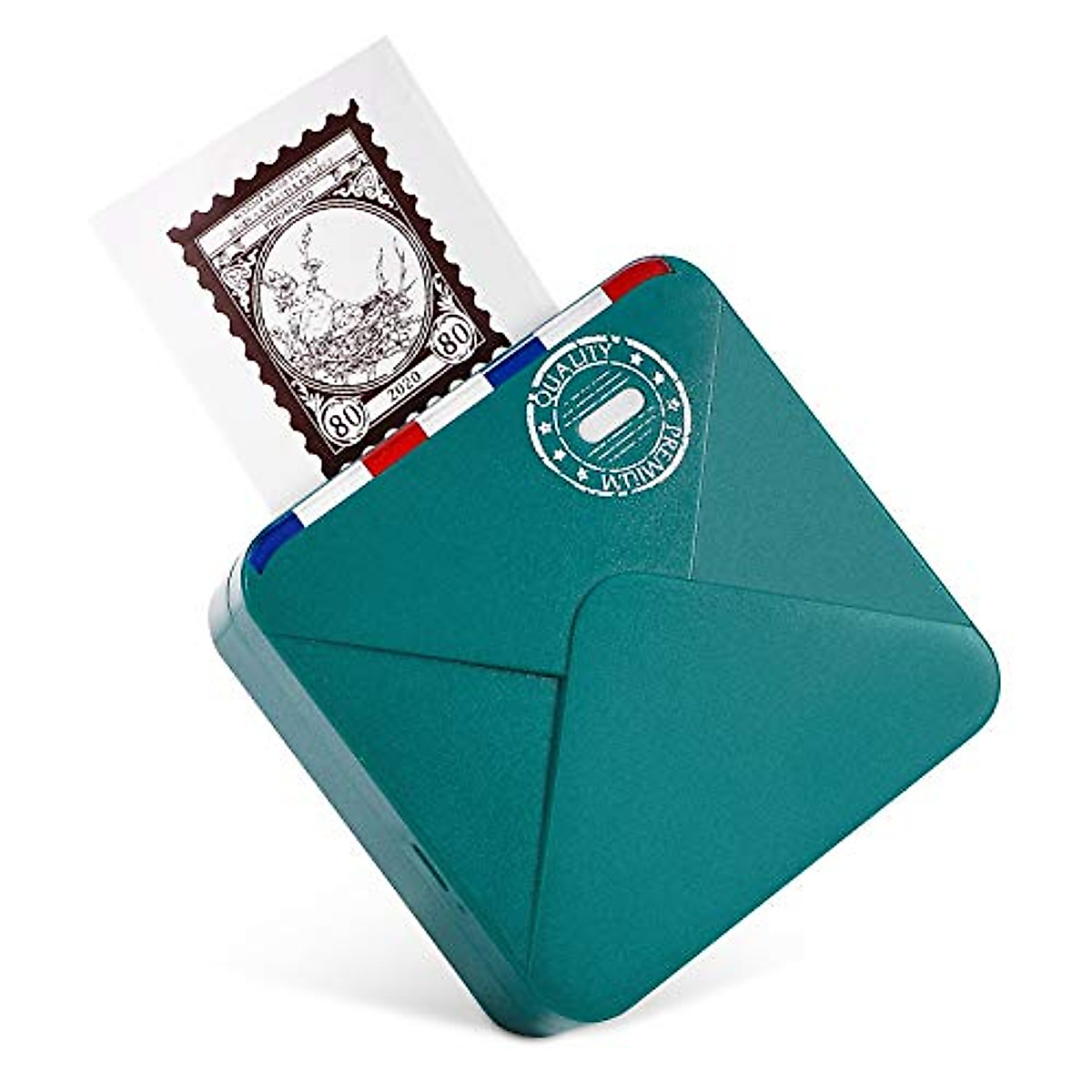 Phomemo M02S 304dpi Pocket Printer- Upgraded HD Bluetooth Thermal Photo Printer, Black and White Print-Out Phone Printer for Photo Printing, Plan Journal, Organization, Art Creation, Gift, DarkGreen