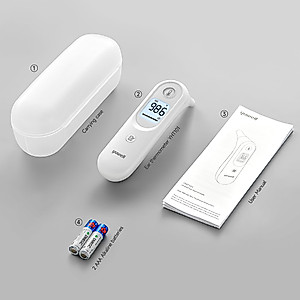 yuwell Thermometer, Digital Ear Thermometer for Adults, Babies, Toddlers and Kids – Fast, Gentle, and Accurate…