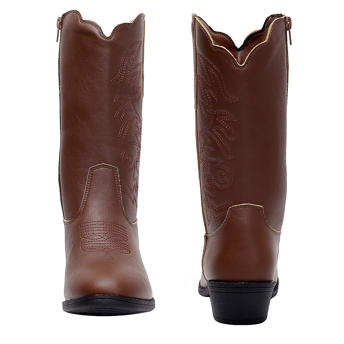 Blikcon Unisex Kids Girls Cowboy Boots Classic Western Boots