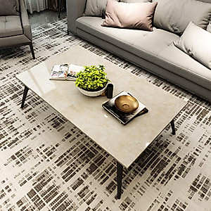 LaCheery Beige Marble Contact Paper for Countertops Waterproof Marble Look Countertop Peel and Stick Contact Paper Marble Wallpaper Peel and Stick Heat Resistant Kitchen Cabinets Counter Top 15.8"x80"