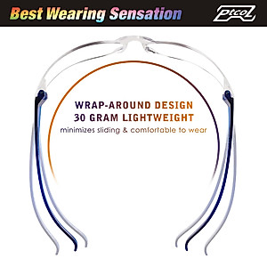 28 Pack Safety Glasses in 7 Colors (Bulk Pack of 24+4) Unisex Clear Anti-Scratch Protective Goggles Impact Resistant Lens Eyewear with ANSI Z87.1 EN166 for Construction, Shooting and Laboratory