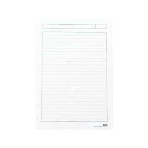 Staples Premium Arc Notebook Refill Paper 5.5 x 8.5, Narrow Rule, 50 Sheets, Creamy-White