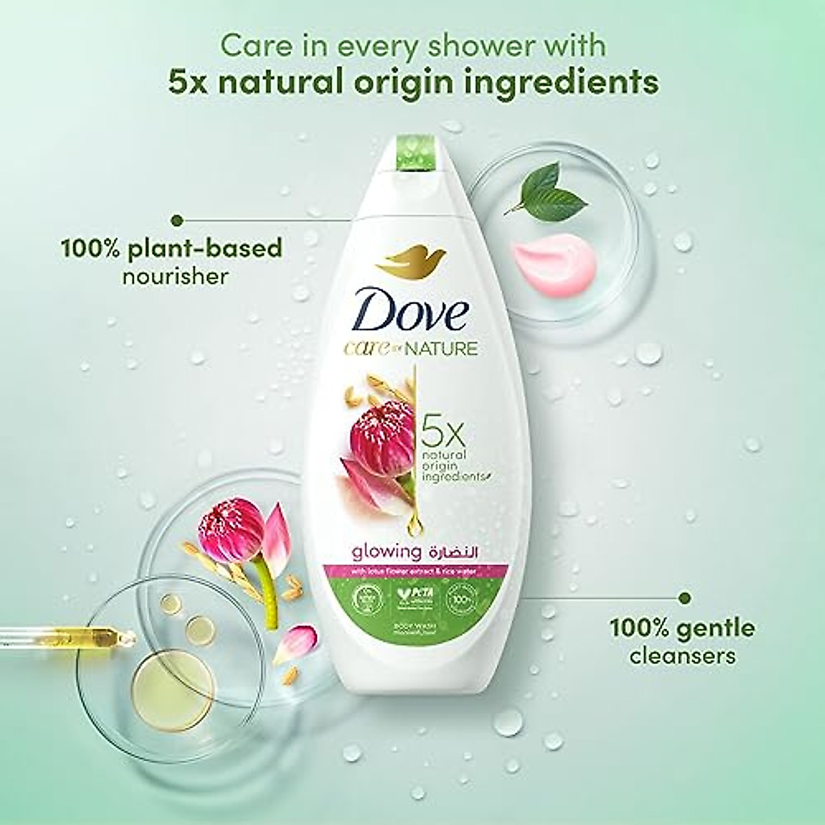 Glowing Ritual Lotus Flower & Rice Water Body Wash 500 Ml