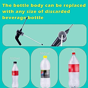 JETASU electric sprayer, garden sprayer you may never have seen, Cola bottle for direct use, USB fast charging with adjustable spout for gardening, Yard, Cleaning