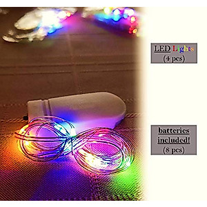 Serene Roses Royal Gold Baby Baby Shower Decorations: 36 Metallic Balloons, 4 Embossed Gold Boxes with 3x4 BABY Letters, 4 LED LIGHTS INCLUDED. Elegant Decoration for Your Little Prince or Princess