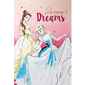 Disney Princess Blanket Oversized Twin Throw 62" x 90"