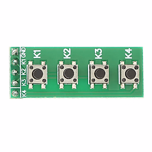4 Key Keyboard Module Universal Dumpling Press 4 Key Push Button Switch Module Keyboard Board for DIY Accessory Kit DC 0-48V