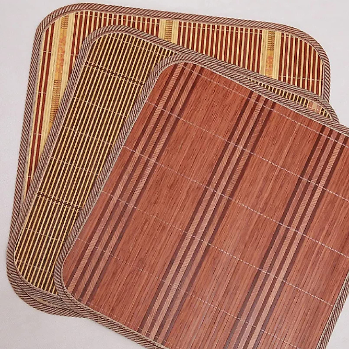 GEORPE Chair Pads Summer Household Bamboo Seat Pad Cool Car Seat Cushion Sofa Non-Slip Mat Modern Home Office