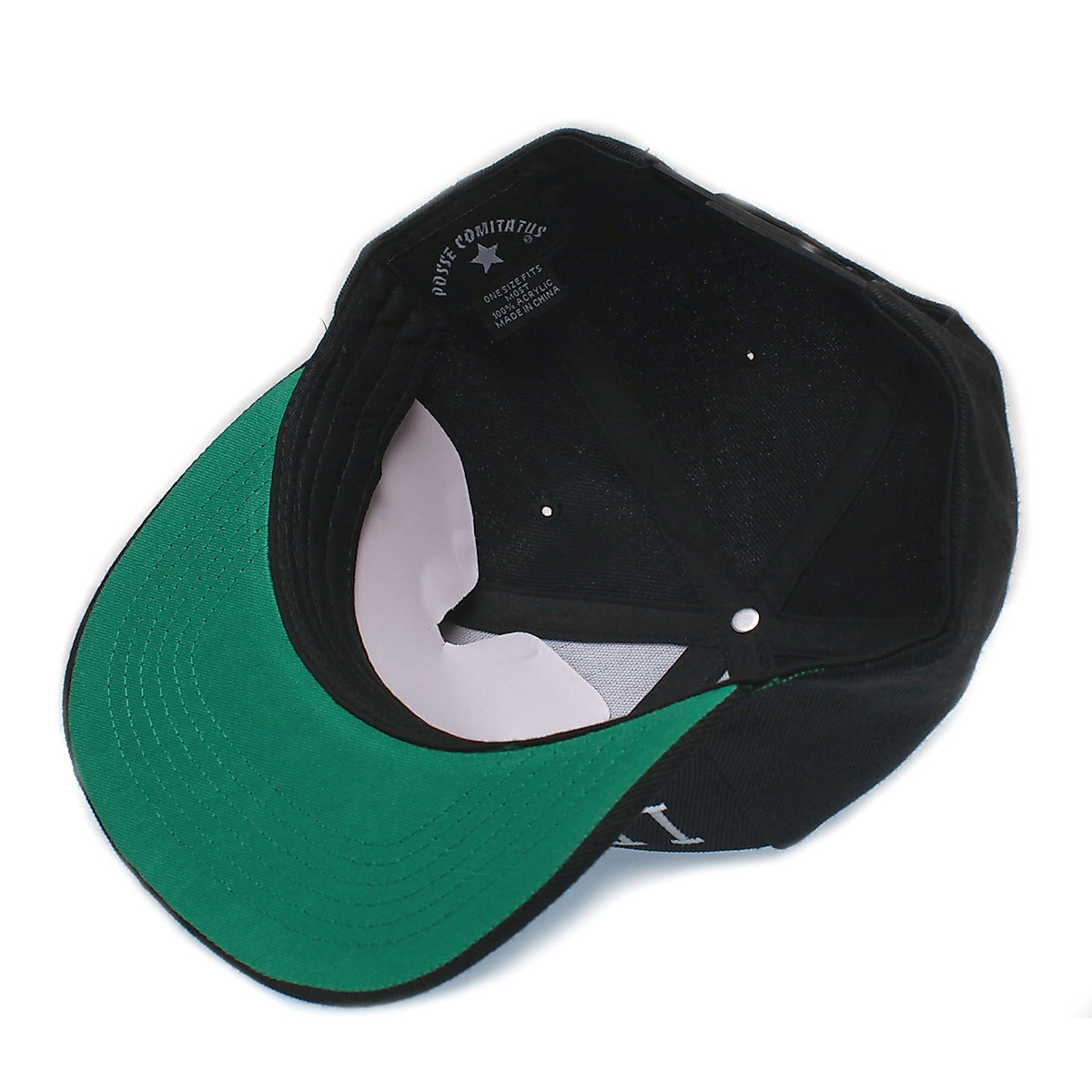 Lench Mob Hat Street Knowledge Flat Bill Snapback Cap One-Size Adult Black