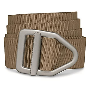 Bison Designs 38mm wide Light Duty Belt with Black Buckle (Black, 38-Inch Maximum Waist/Medium)