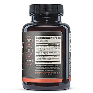 Onnit ViruTech: Antioxidant Formula with Vitamin C, Zinc, and Selenium (60ct)