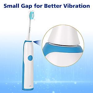 OralClass Replacement Toothbrush Heads for Philips Sonicare - Medium Soft, 8 Pack