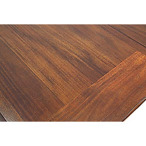 Signature Design by Ashley Ralene Traditional 36" Counter Height Dining Room Extension Table, Medium Brown