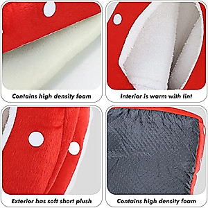 Mygeromon Guinea Pig Bed Rabbit Hideout Warm Fleece Cuddle Cup Washable Winter Sleeping House for Small Pet/Ferret/Chinchilla/Bunny (Strawberry Style)