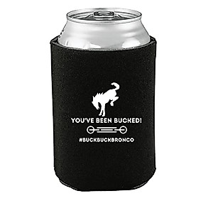 You've Been Bucked Can Cozie Holder | Bulk 20 Pack | Collapsible Foam Can Cozie Holder | Buck Buck Bronco | #BuckBuckBronco #BuckYeah