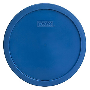 Pyrex (1) 7401-PC 3-cup Lake Blue Lid & (1) 7402-PC 7-cup Cadet Blue Lid & (1) 7403-PC 10-cup Cadet Blue Lid