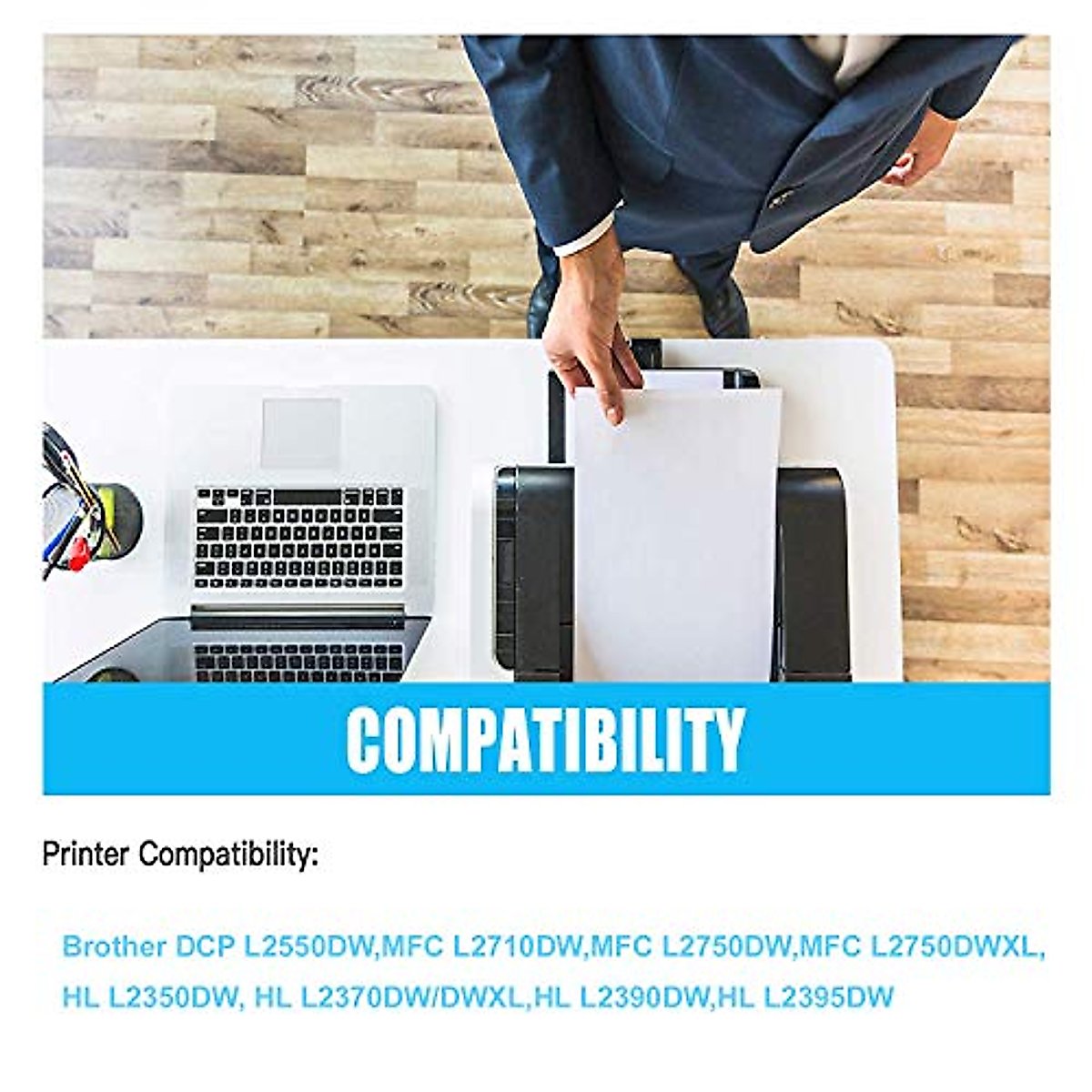 DIGItoner Compatible TN770 TN-770 Toner Cartridge DR730 DR-730 Drun Unit Replacement for Brother HL-L2370DW HL-L2370DWXL MFC-L2750DW MFC-L2750DWXL［2 Toner+1 Drum，Black］