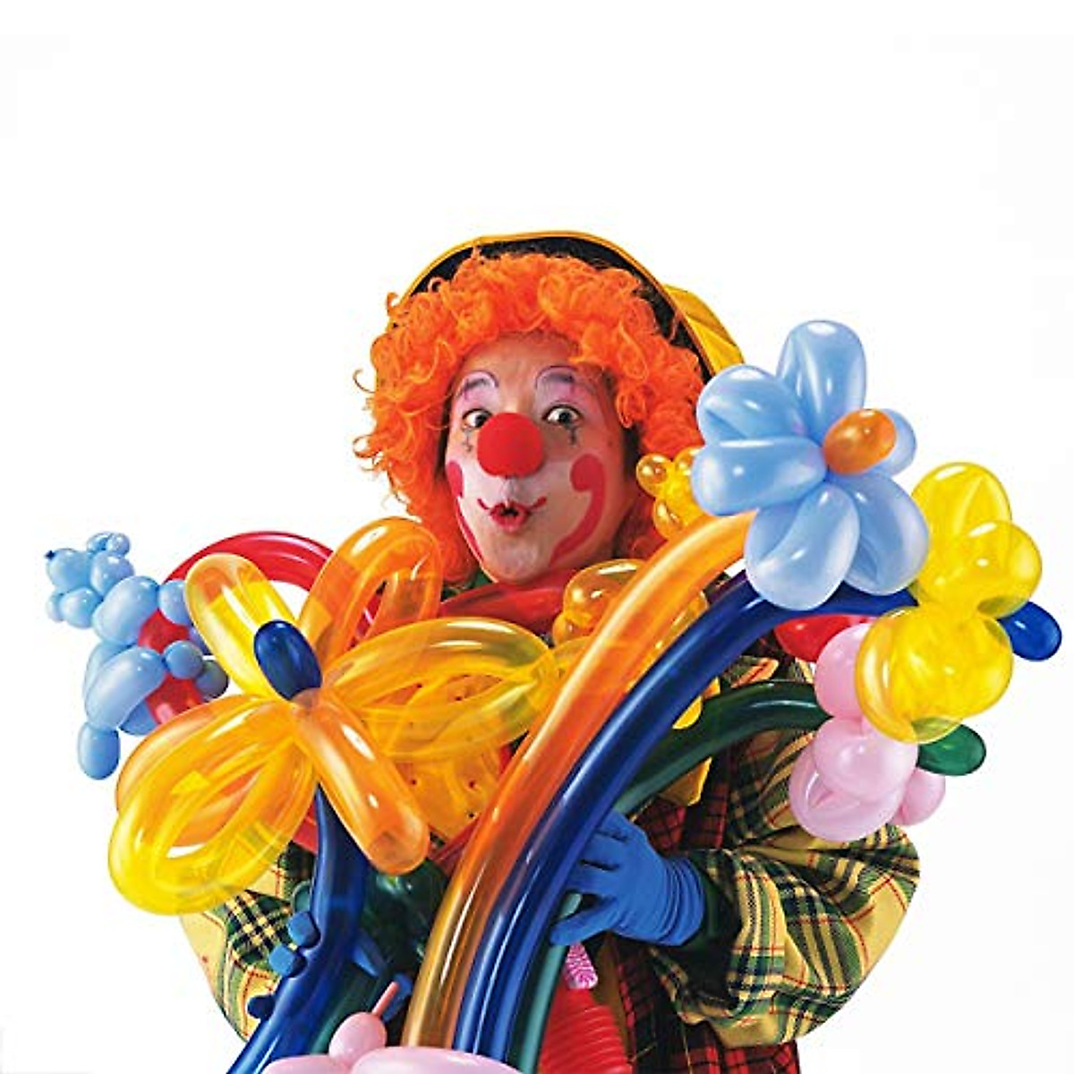 Latex Twisting Balloons, 260 N Balloons Kit for Balloon Animals with 2 Pumps, Professional Long Balloons to Make Animal for Birthday Party Clowns Wedding Decorations 100 Pcs