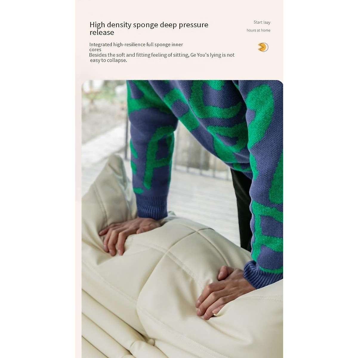 1987vroma Whether You want to take a nap on a sunny afternoon or stay at home watching TV, it can provide You with a comfortable experience (Black micro leather,sofa)