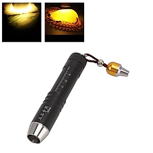 Identification Flashlight Small Diameter Triple Light Source Prevent Counterfeit Jade Appraisal Light for Jewelry,Multi Function Lighting Flashlight for Camping Hiking Emergency