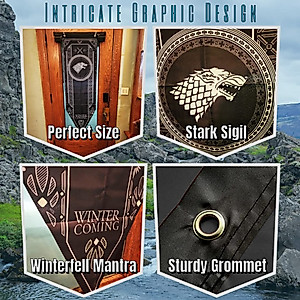 Edgell House - Inspired by GOT Merchandise House Stark Gift Set - GOT House Banner - GOT Sigil Tankard - GOT House Stark Sigil