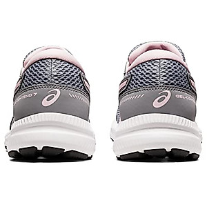 ASICS Women's Gel-Contend 7 Running Shoes, 8.5, Sheet Rock/Pink Salt