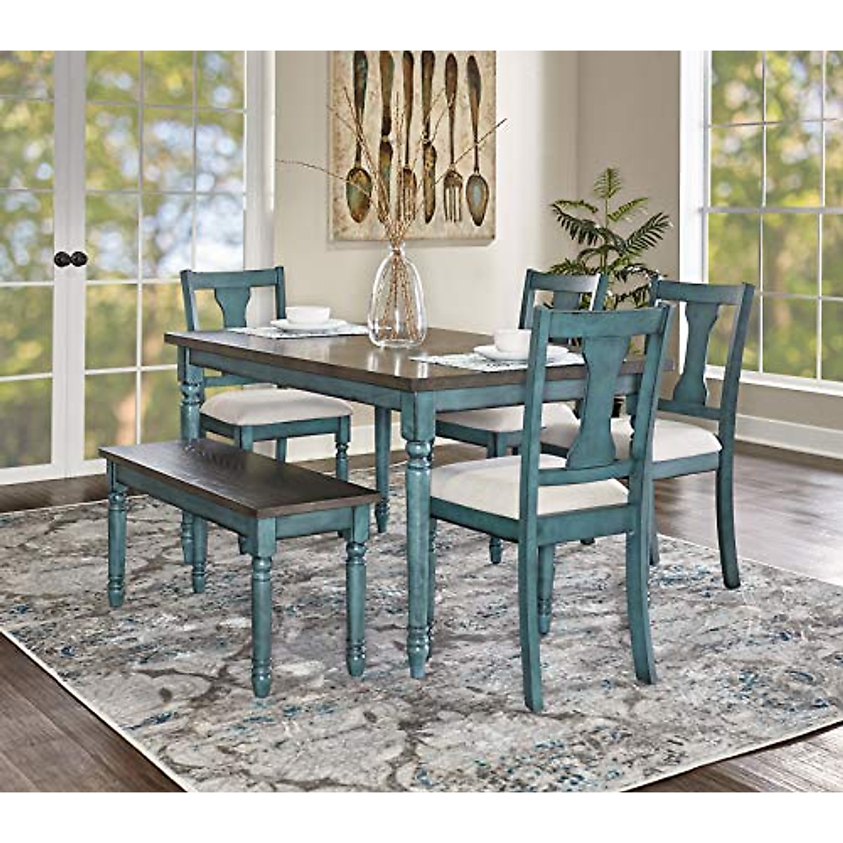 Powell Furniture Willow Dining Group, Multicolored