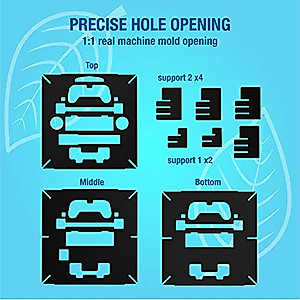 Buyfunny01 Switch Storage Box Magic Stick DIY Assembly Storage Case Host Protection Professional for Switch,49.5x35x5cm,White