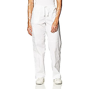 WonderWink womens Faith Multi-pocket Cargo Pants, True White, Medium US