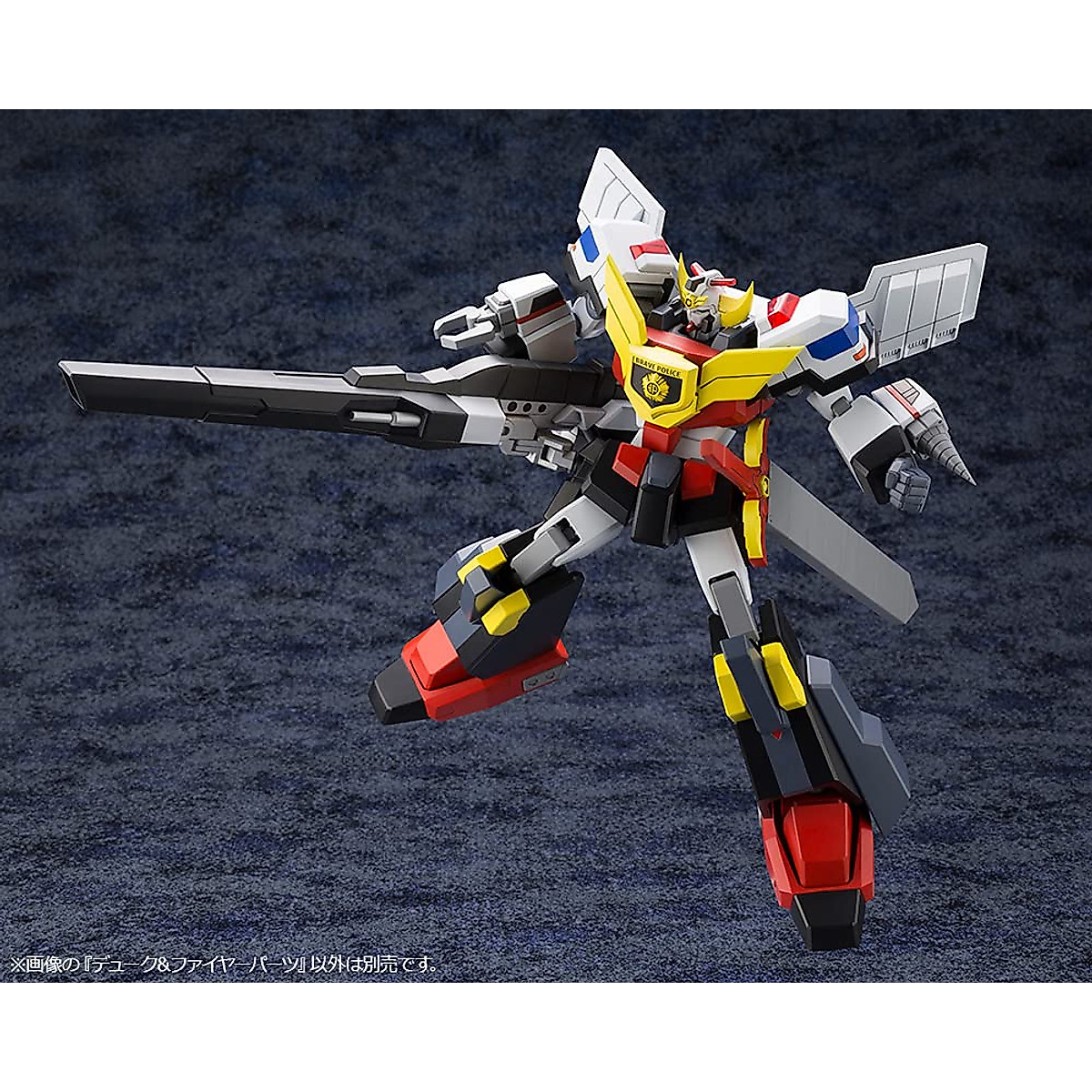 Kotobukiya The Brave Police J-Decker: Duke and Fire Parts Plastic Model Kit,Multicolor